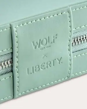 Wolf Liberty Small Travel Zip Jewelry Case