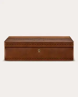 Wolf Brogue 10-piece Watch Box - Brown