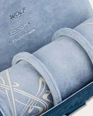 Wolf Liberty Embossed Triple Watch Roll