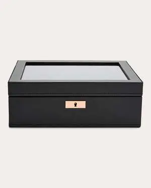 Wolf Axis 8-piece Watch Box - Black
