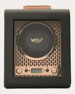 Wolf Axis Single Watch Winder - Black