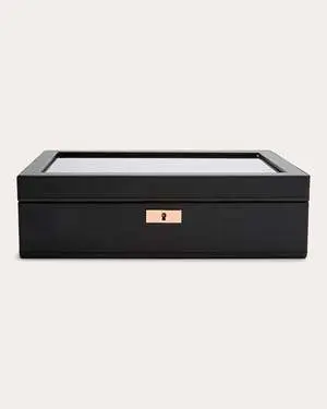 Wolf Axis 10-piece Watch Box - Black