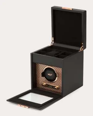 Wolf Axis Single Watch Winder Storage Case