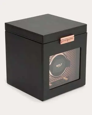 Wolf Axis Single Watch Winder Storage Case
