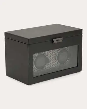 Wolf Axis Double Watch Winder Storage Case