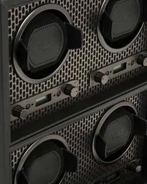 Wolf Axis 4-piece Watch Winder With Glass Door