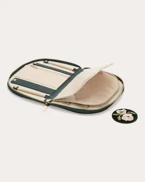 Wolf Zoe Embroidered Velvet Jewelry Portfolio