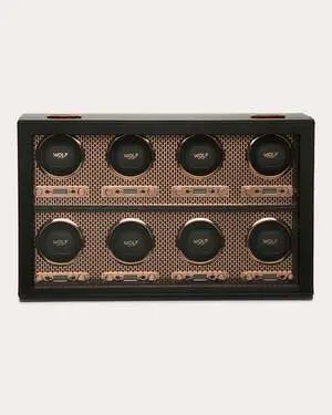 Wolf Axis 8-piece Watch Winder - Black