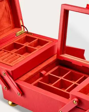 Wolf Marla Aaron Baby Everything Box - Red