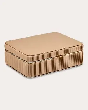 Wolf Bella Pleated Medium Jewelry Box