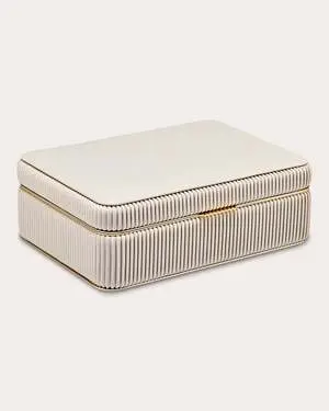 Wolf Bella Pleated Medium Jewelry Box