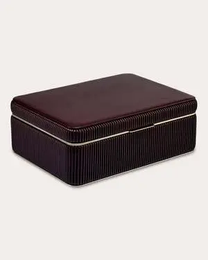 Wolf Bella Pleated Large Jewelry Box