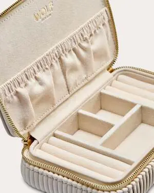 Wolf Bella Pleated Zip Jewelry Case
