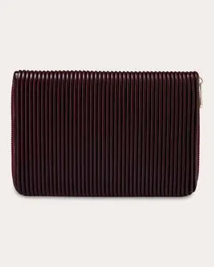 Wolf Bella Pleated Jewelry Portfolio - Red