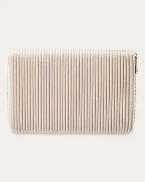 Wolf Bella Pleated Jewelry Portfolio - White