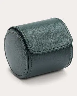 Wolf British Racing Leather Single Watch Roll