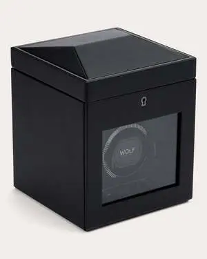 Wolf British Racing Single Watch Winder Storage Case