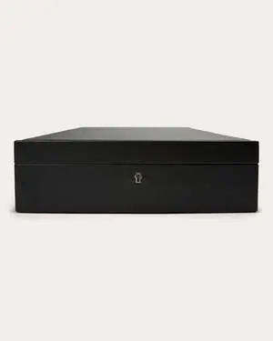Wolf British Racing 10-piece Watch Box - Black