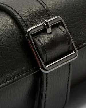 Wolf British Racing Leather Triple Watch Roll