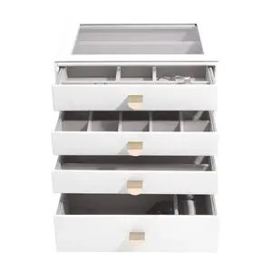 STACKERS Classic Pebble Set Of Four Drawers - White