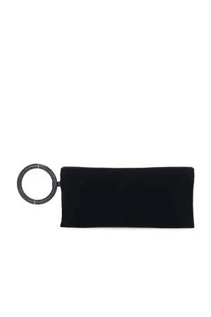TOM FORD Velvet Wristlet Clutch - Navy