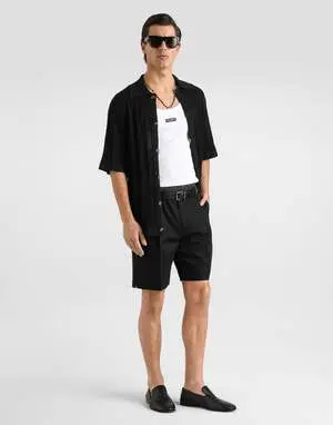 Dolce & Gabbana Perforated Cotton Shirt