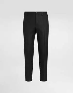 Dolce & Gabbana Viscose Trousers - Black
