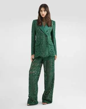 Dolce & Gabbana Double-breasted Lace Jacket