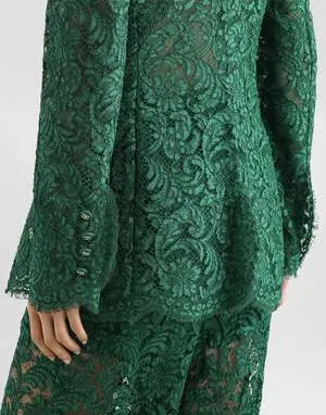 Dolce & Gabbana Double-breasted Lace Jacket