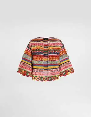 Dolce & Gabbana Handmade Knit Jacket - Multicolor