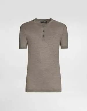 Dolce & Gabbana Silk Serafino T-shirt