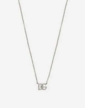 Dolce & Gabbana Fine Link Dg Logo Necklace