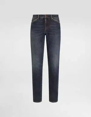 Dolce & Gabbana Denim Trousers - Multicolor