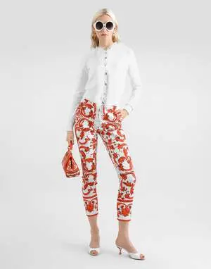 Dolce & Gabbana Feather Trim Cardigan