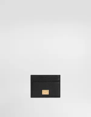 Dolce & Gabbana Calfskin Card Holder - Black