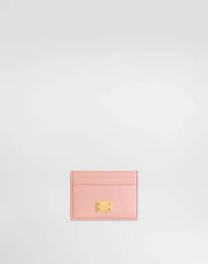Dolce & Gabbana Calfskin Card Holder - Pink