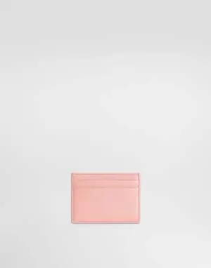 Dolce & Gabbana Calfskin Card Holder - Pink