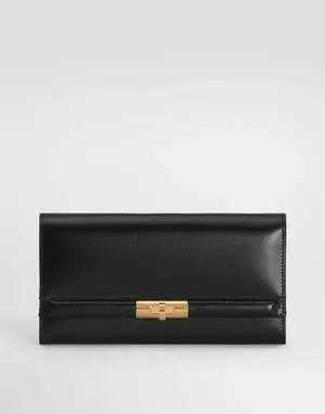Dolce & Gabbana Marlene Wallet In Calfskin - Black