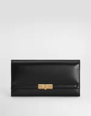 Dolce & Gabbana Marlene Wallet In Calfskin - Black