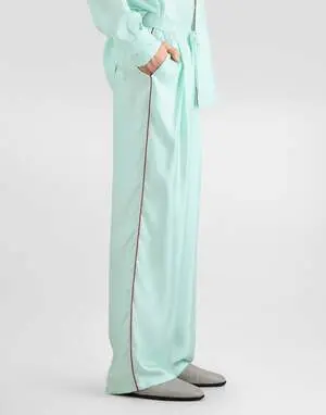 Dolce & Gabbana Silk Vanity Trousers