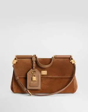 Dolce & Gabbana Medium My Sicily Handbag In Split Calfskin - Multicolor