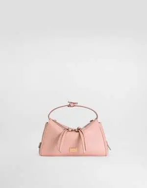 Dolce & Gabbana Mini Vittoria Handbag In Calfskin - Pink
