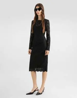 Dolce & Gabbana Cordonetto Lace Sheath Dress