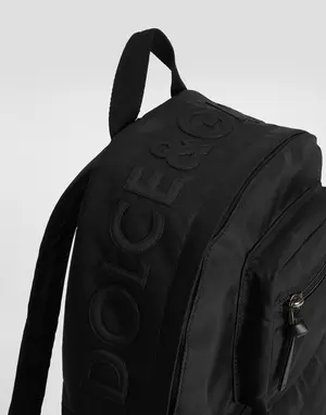 Dolce & Gabbana Nylon Backpack With Embroidery