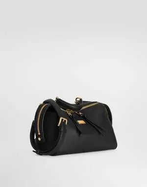 Dolce & Gabbana Vittoria Handbag In Calfskin - Black