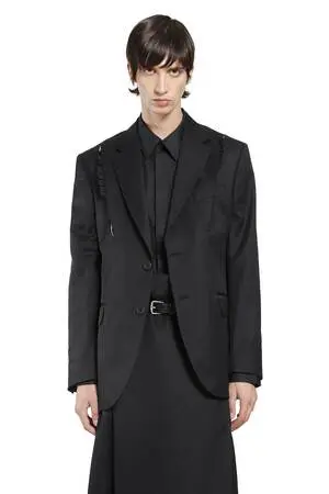 Simone Rocha Structured Slash Blazer With Daisy