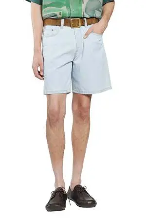 Versace Chambray Denim Shorts