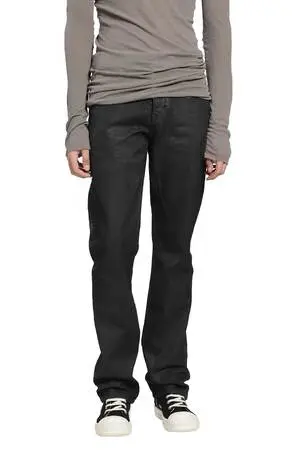 Rick Owens Waxed Japanese Denim Jeans