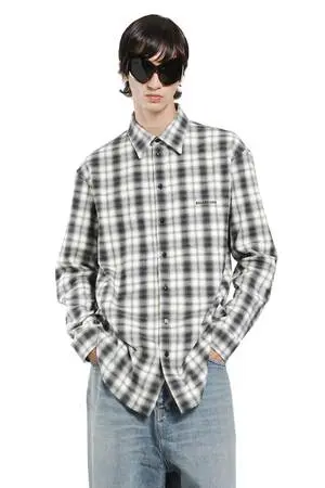 Balenciaga Regular Fit Shirt - Black&white