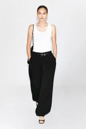 Cos Pleated Crepe Balloon Pants
